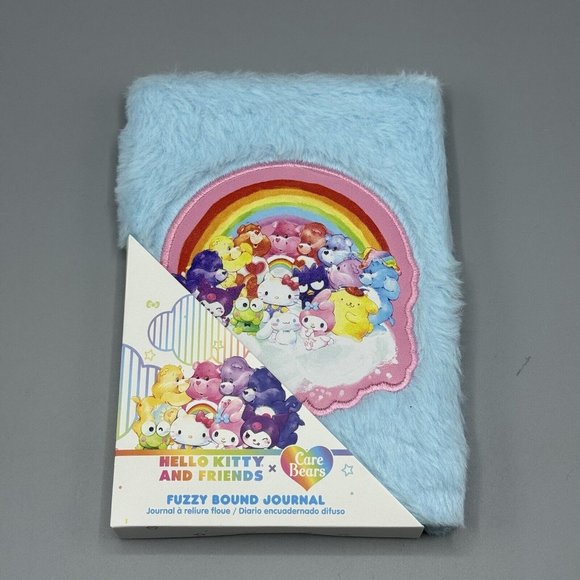 Bioworld | Other | Hello Kitty X Care Bears Fuzzy Journal Diary New ...